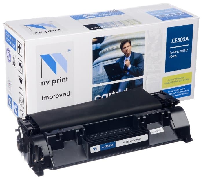 Картридж NVP совместимый HP CE505A для LaserJet P2035, P2035n, P2055 ...