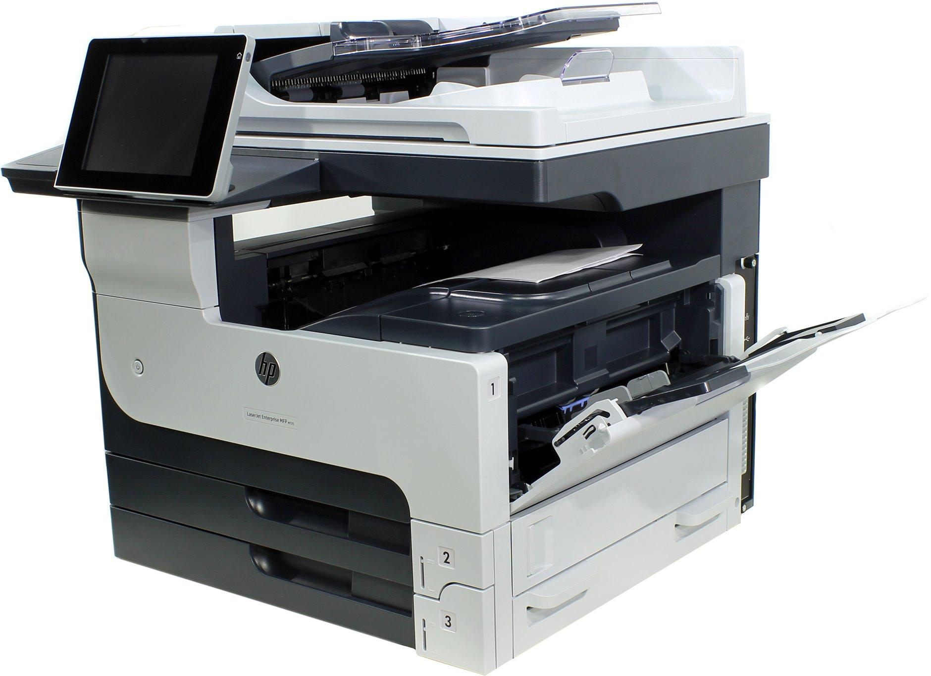 МФУ HP LaserJet Enterprise 700 CF066A M725dn ч/б., A3, Печать:1200x ...