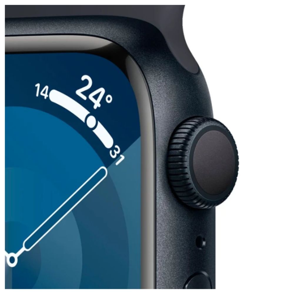Apple Watch Series 9 GPS 45mm Midnight Aluminium Case with Midnight ...