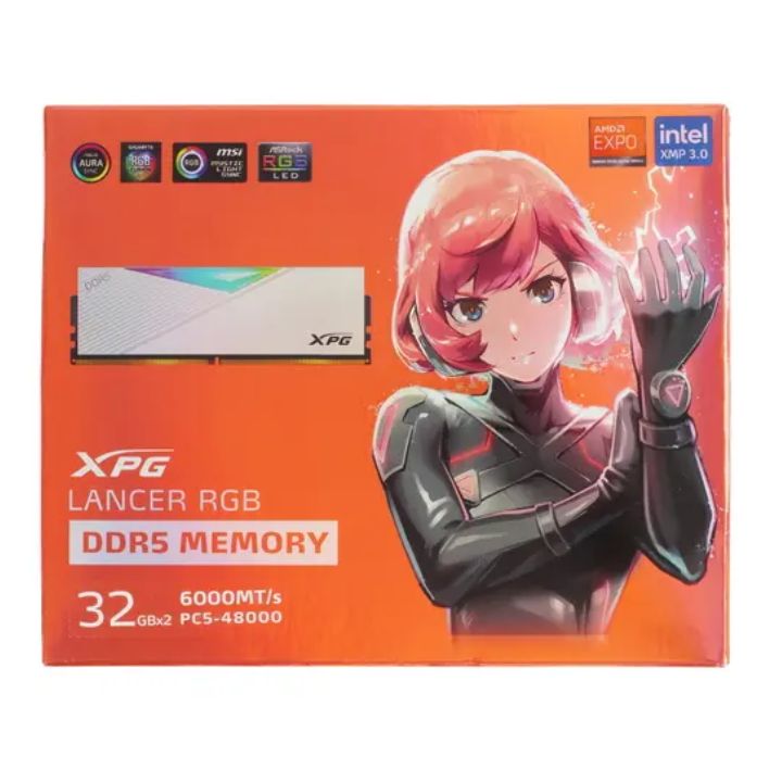 Комплект модулей памяти ADATA XPG Lancer RGB AX5U6000C3032G-DCLARWH ...