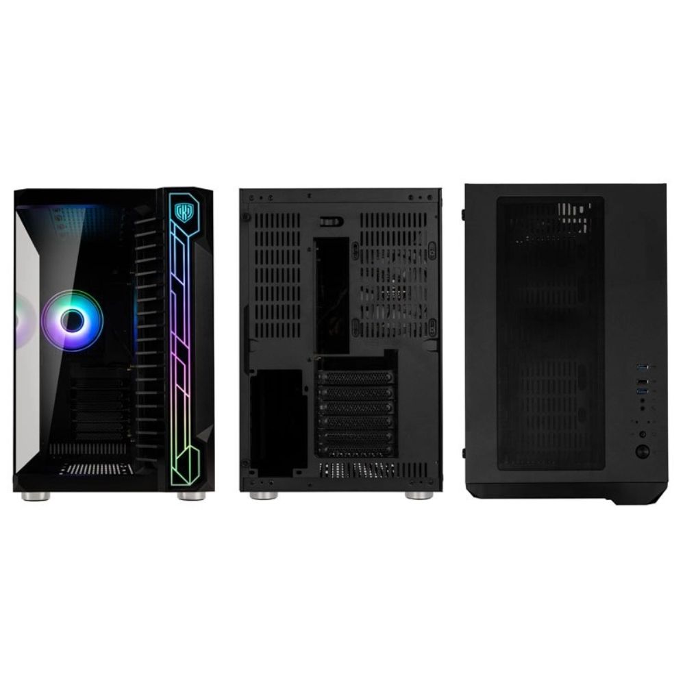 Корпус ПК без БП Kolink Unity Code X Midi-Tower ARGB Gaming Case-Black ...